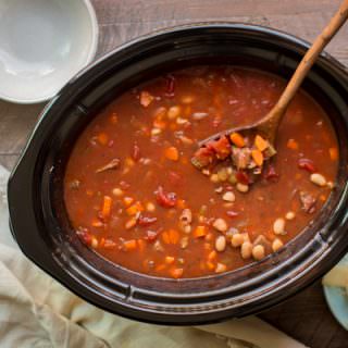 Slow Cooker Hearty Italian Beef Soup - The Magical Slow Cooker