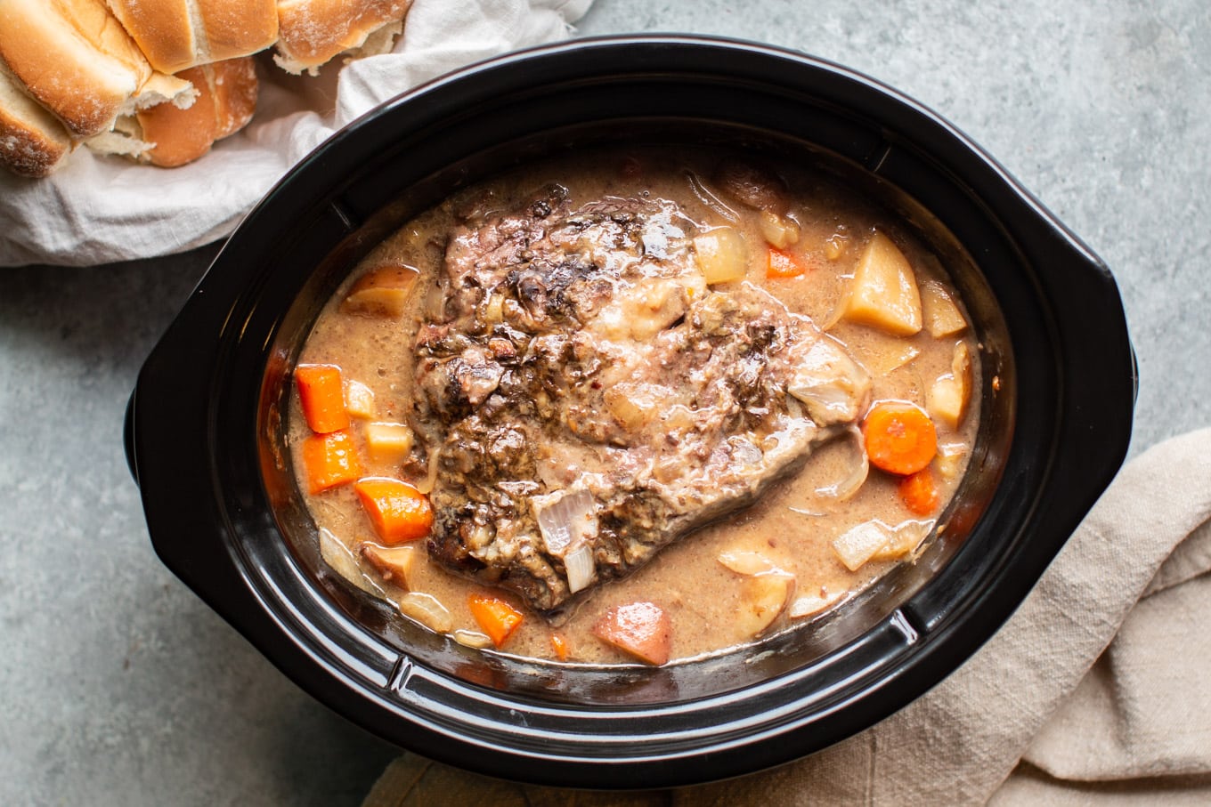 Slow Cooker Pot Roast - The Magical Slow Cooker