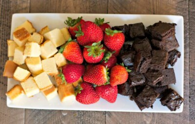 Candy Bar Fondue - The Magical Slow Cooker