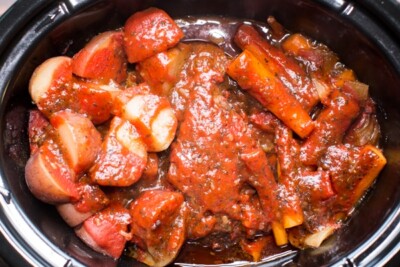 Slow Cooker Italian Beef Dinner - The Magical Slow Cooker