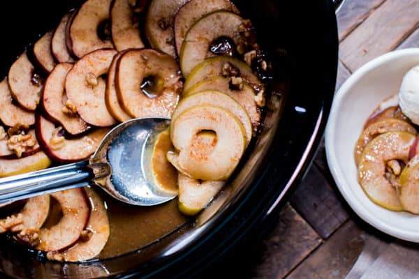 Slow Cooker Scalloped Apples - The Magical Slow Cooker