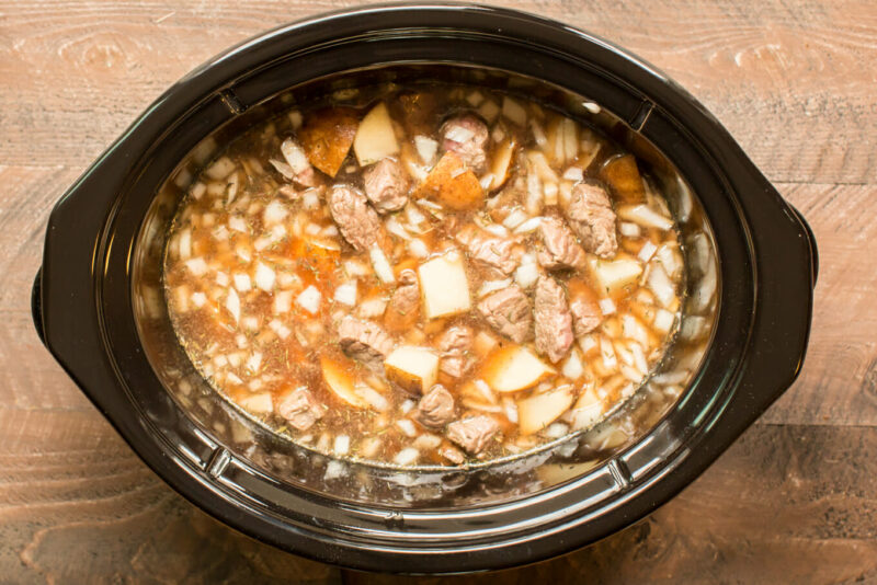 Slow Cooker Steak And Potato Soup The Magical Slow Cooker