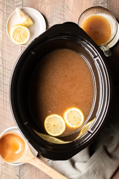 Slow Cooker Beef Bone Broth - The Magical Slow Cooker