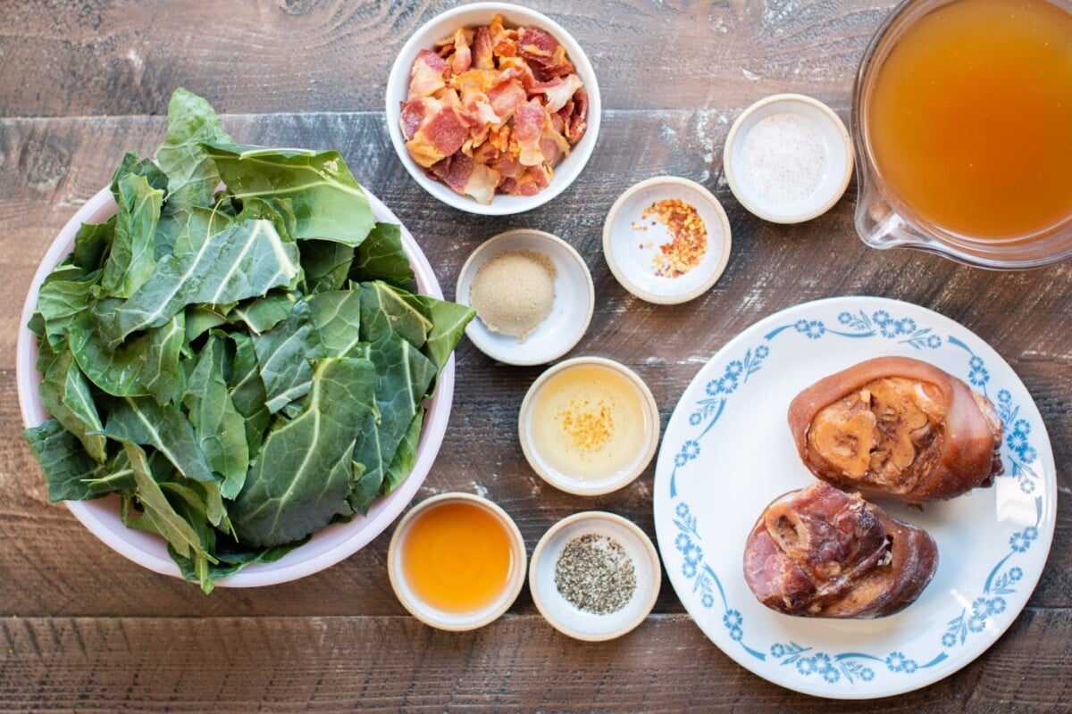 Slow Cooker Collard Greens - The Magical Slow Cooker