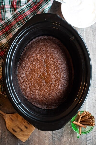 Slow Cooker Gingerbread Cake - The Magical Slow Cooker