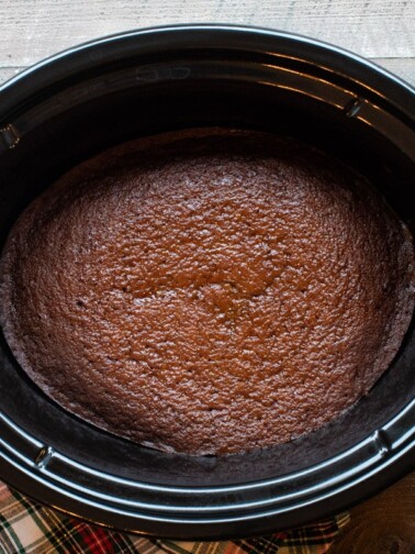 Slow Cooker Gingerbread Cake - The Magical Slow Cooker