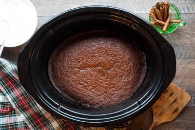 Slow Cooker Gingerbread Cake - The Magical Slow Cooker