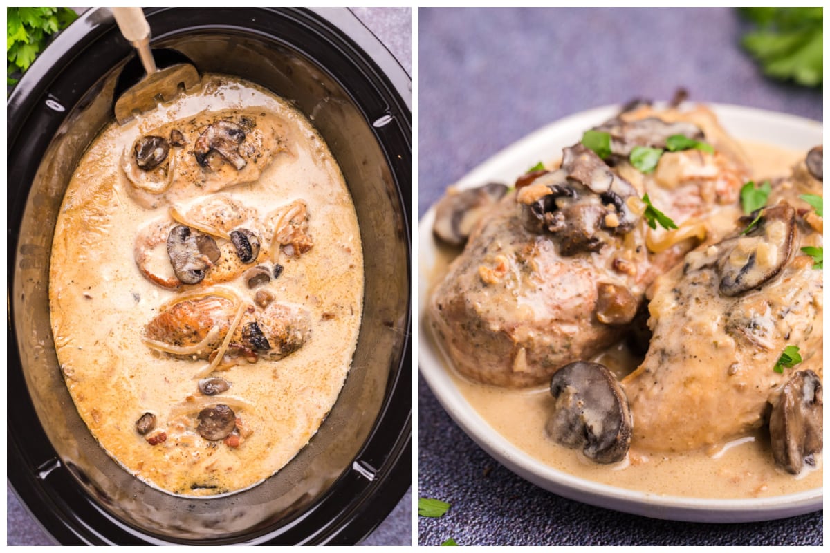 Slow Cooker Chicken Marsala - The Magical Slow Cooker