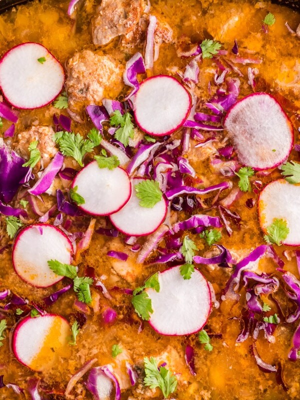 Slow Cooker Pork Pozole - The Magical Slow Cooker