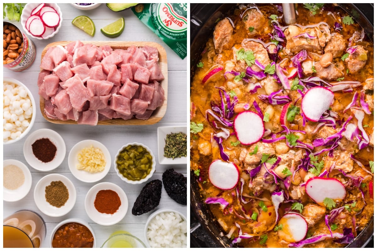 Slow Cooker Pork Pozole - The Magical Slow Cooker