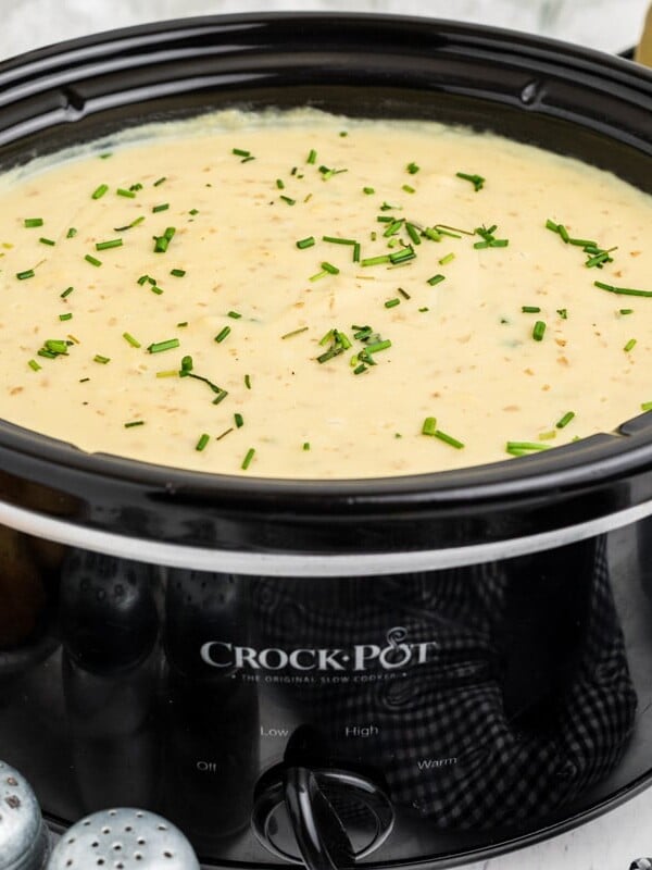 Slow Cooker Potato Leek Soup - The Magical Slow Cooker