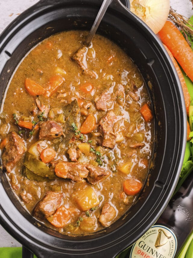 Slow Cooker Beef Barley Soup - The Magical Slow Cooker
