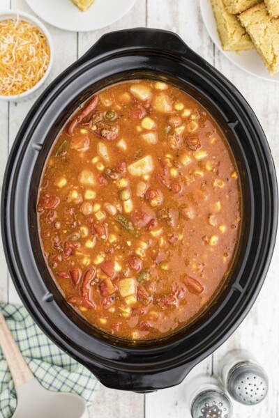 Slow Cooker 7 Can Soup - The Magical Slow Cooker