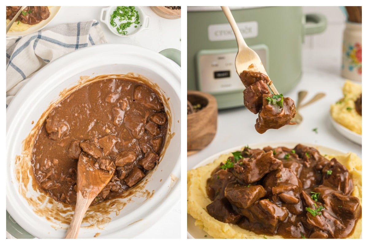 Slow Cooker Beef Tips - The Magical Slow Cooker