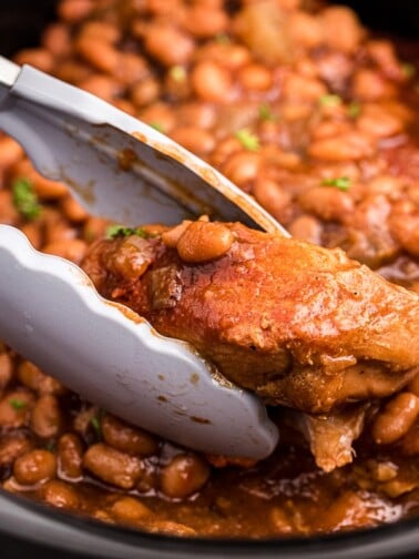 Country Style Ribs and Baked Beans - The Magical Slow Cooker