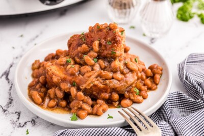 Country Style Ribs and Baked Beans - The Magical Slow Cooker