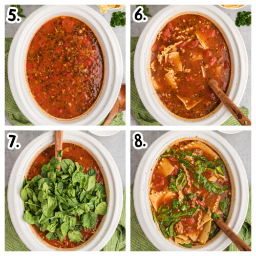 Slow Cooker Lasagna Soup The Magical Slow Cooker