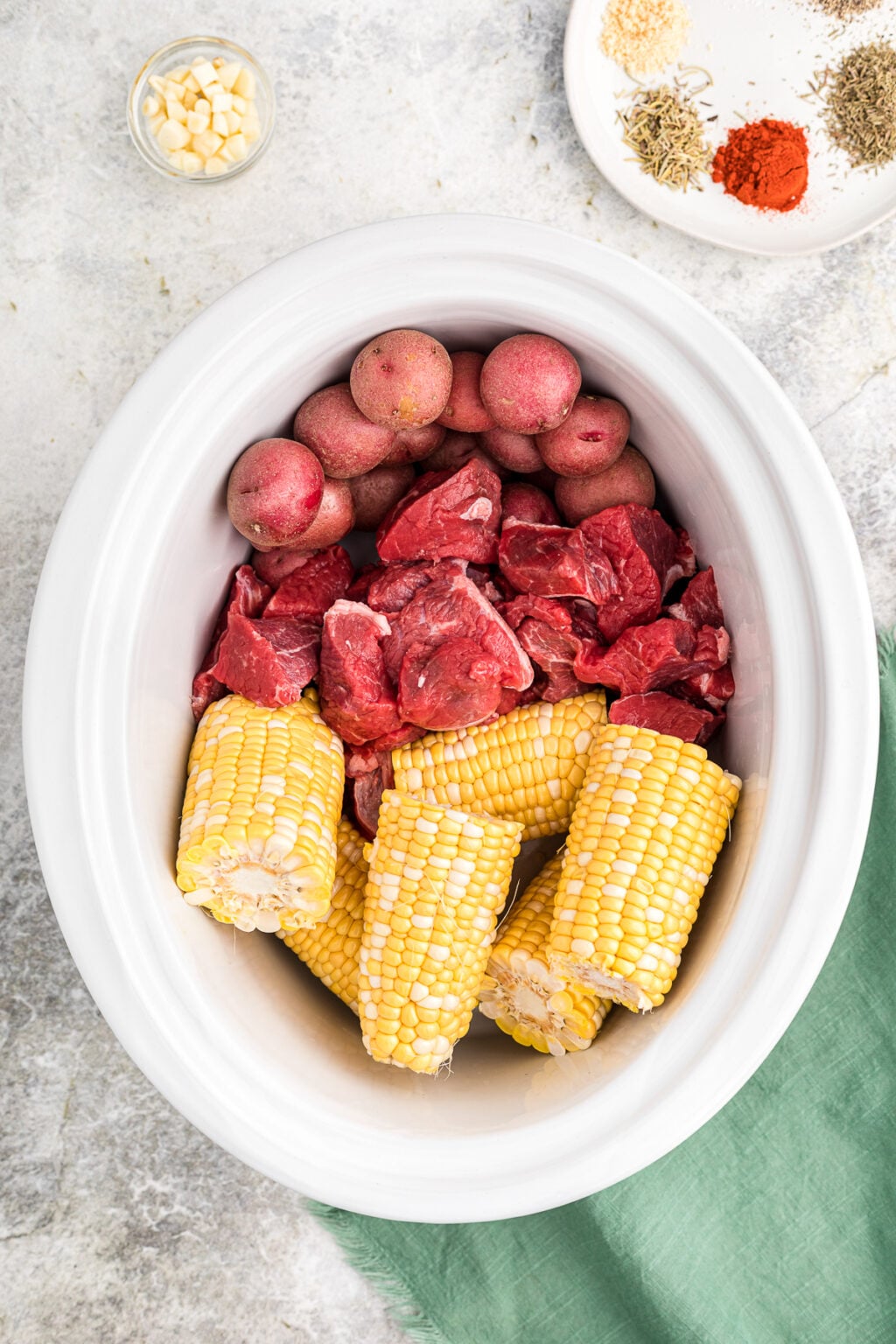 Slow Cooker Steak, Potatoes, and Corn - The Magical Slow Cooker