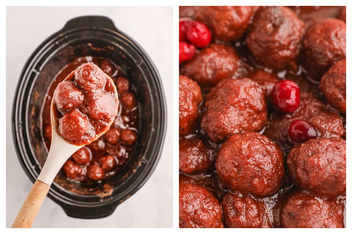 Slow Cooker Cranberry Meatballs The Magical Slow Cooker