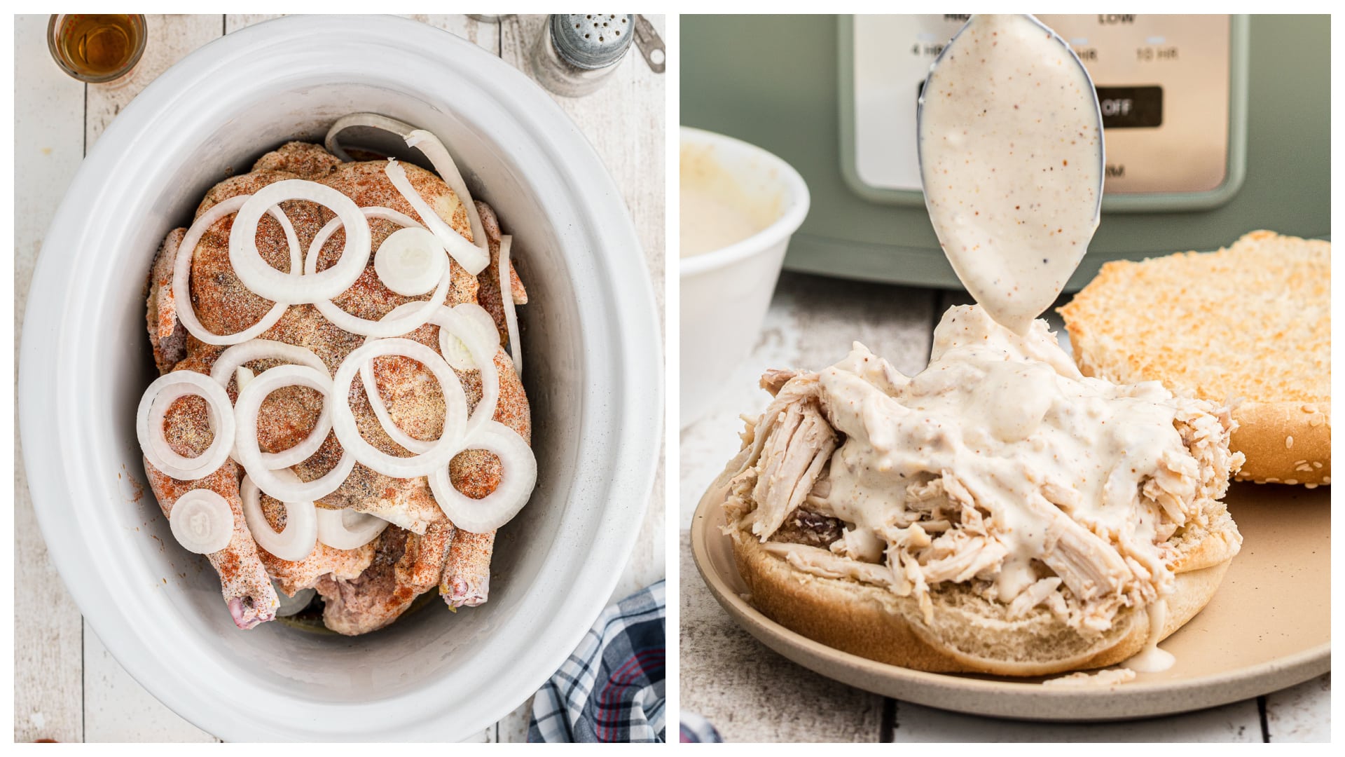 Alabama Chicken Sandwiches - The Magical Slow Cooker