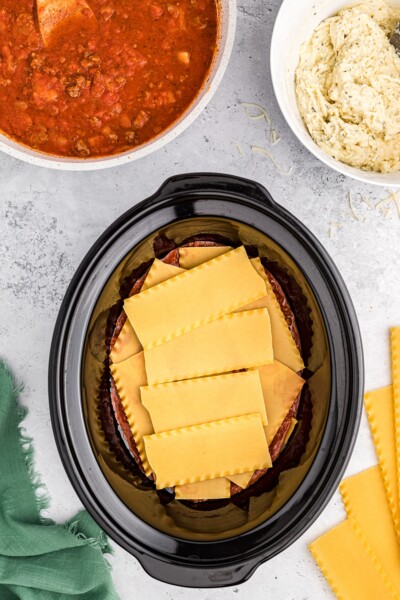 Slow Cooker Lasagna - The Magical Slow Cooker