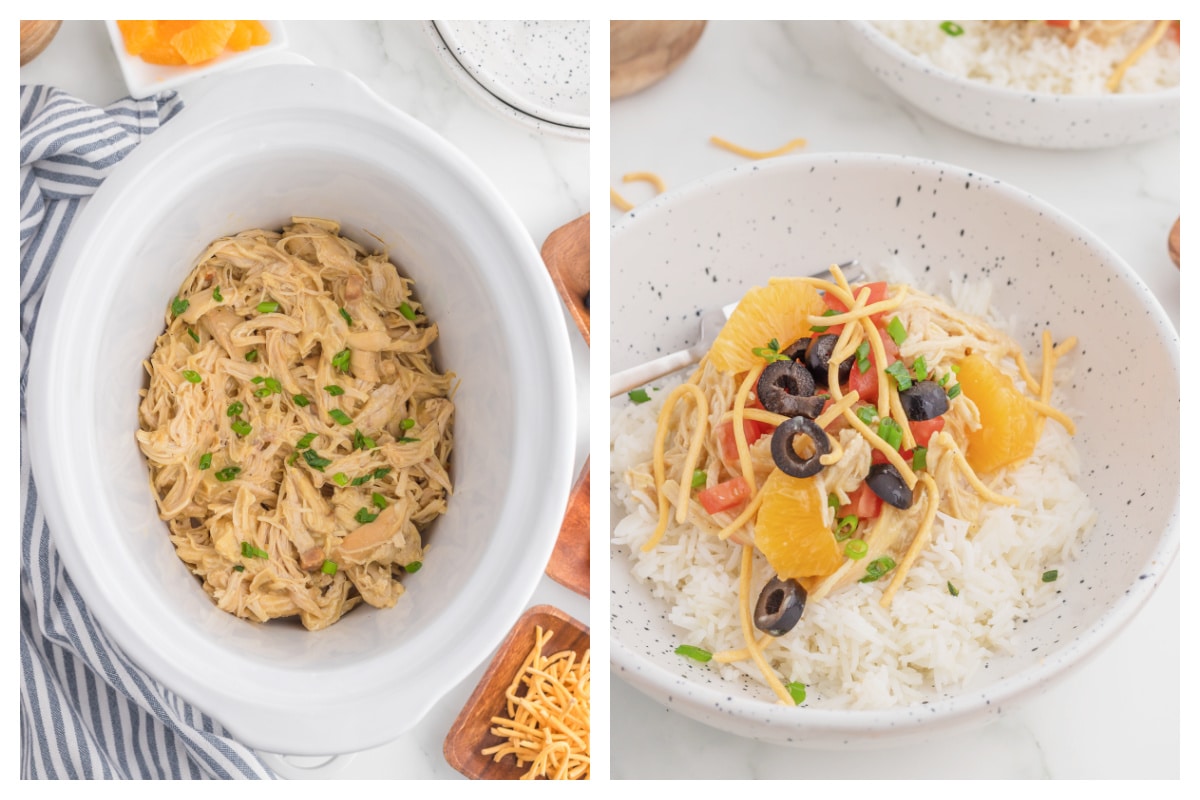 Slow Cooker Hawaiian Haystacks - The Magical Slow Cooker