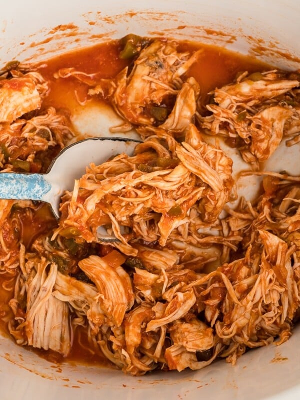 Slow Cooker Salsa Chicken - The Magical Slow Cooker