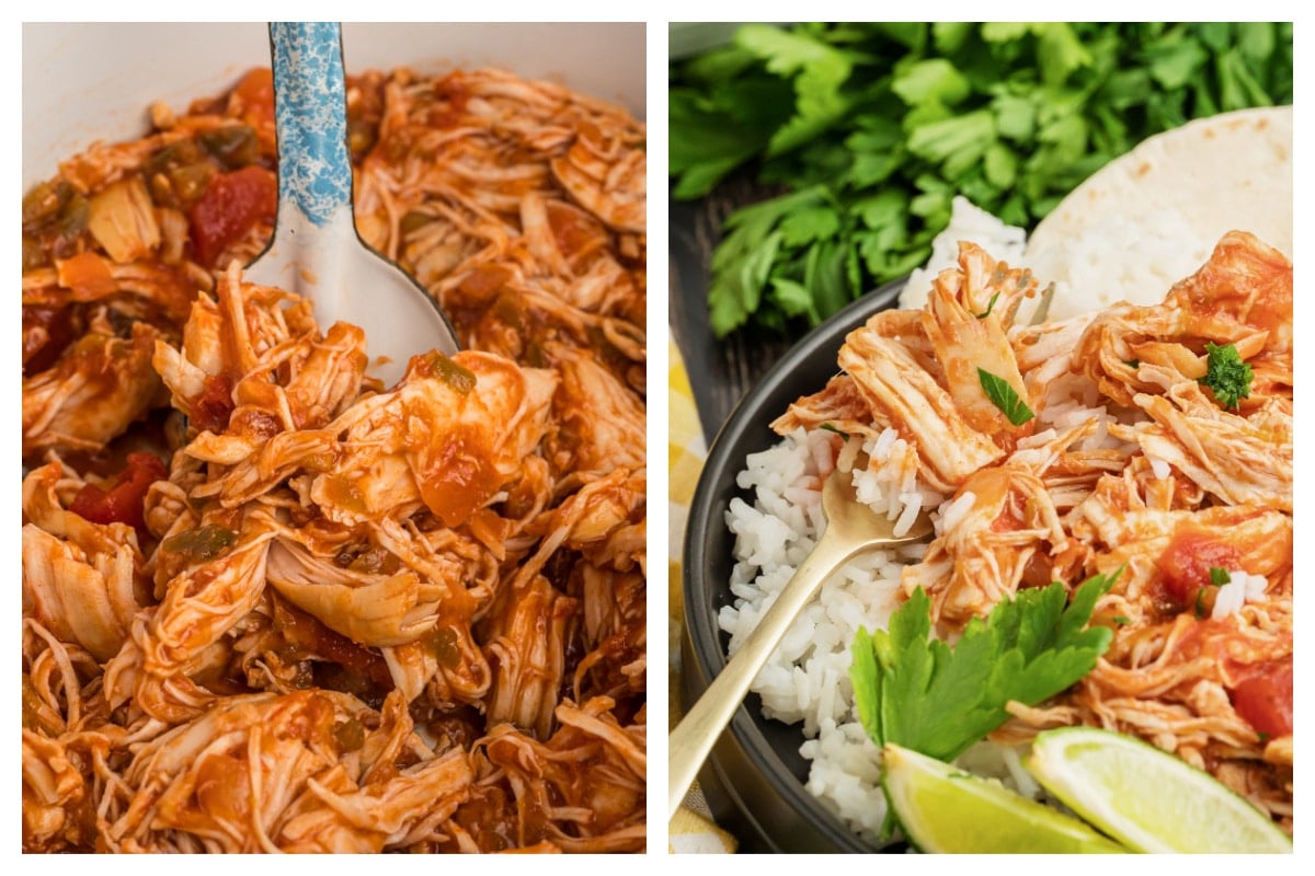 Slow Cooker Salsa Chicken - The Magical Slow Cooker