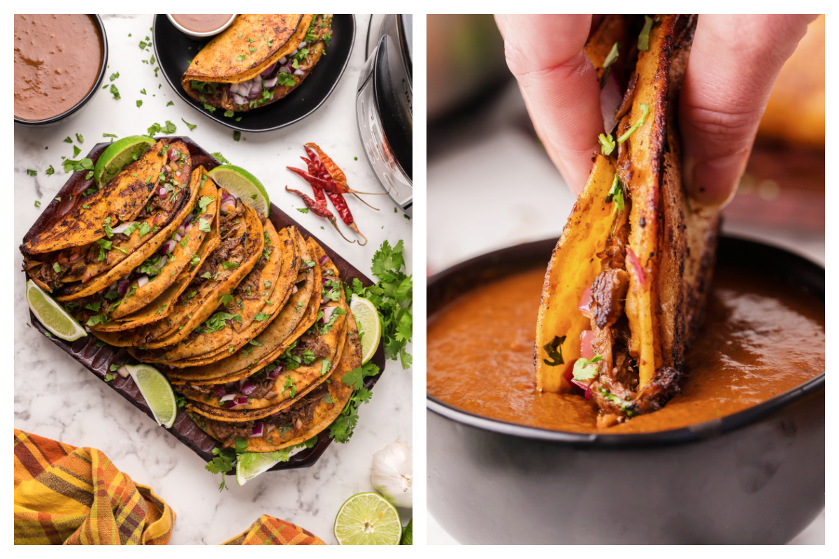 Slow Cooker Birria Tacos - The Magical Slow Cooker