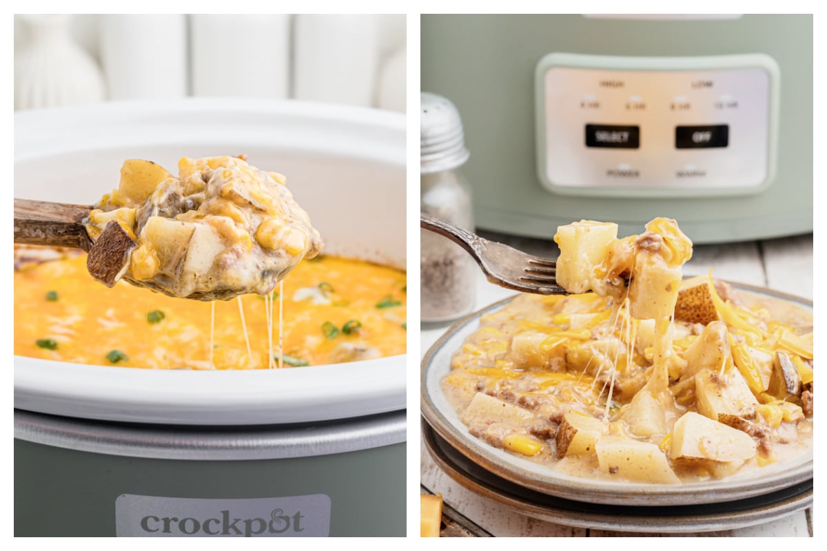 Slow Cooker Hamburger Hash - The Magical Slow Cooker