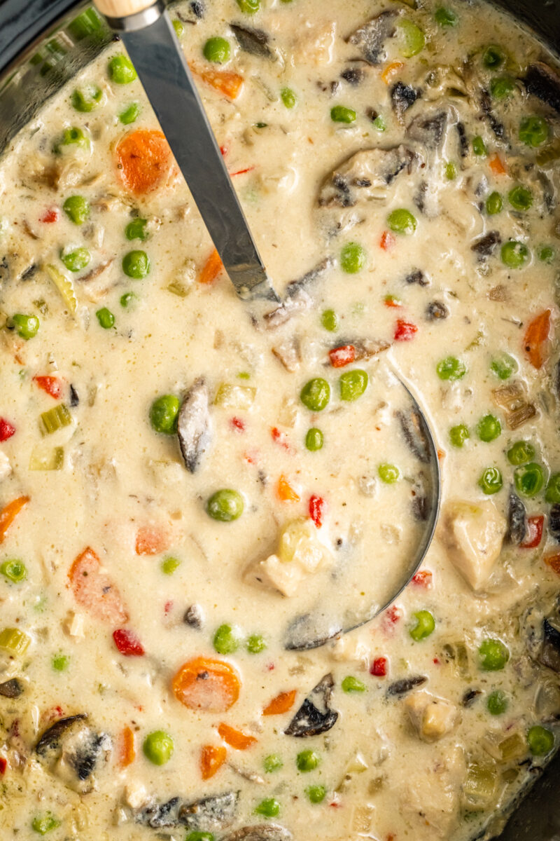Slow Cooker Chicken ala King - The Magical Slow Cooker