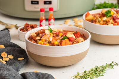 Slow Cooker Manhattan Clam Chowder - The Magical Slow Cooker