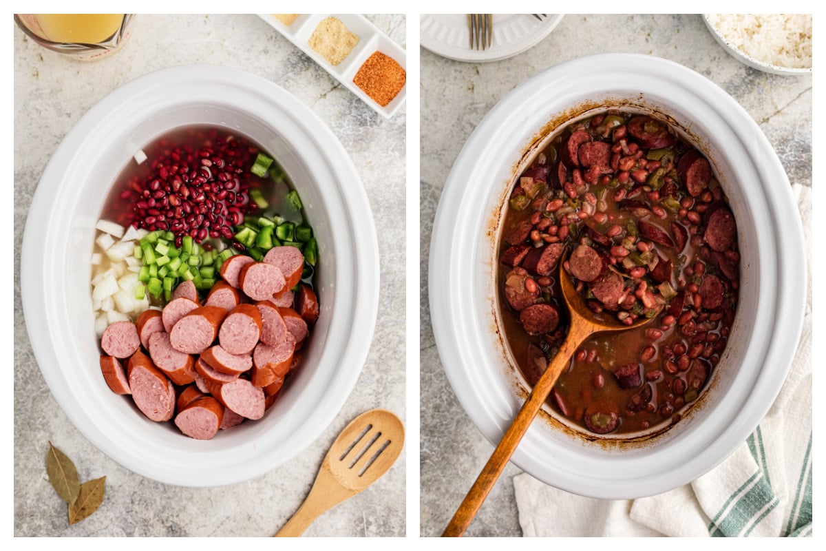 Slow Cooker Red Beans and Rice - The Magical Slow Cooker