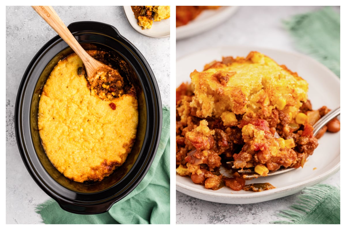 Slow Cooker Tamale Pie - The Magical Slow Cooker