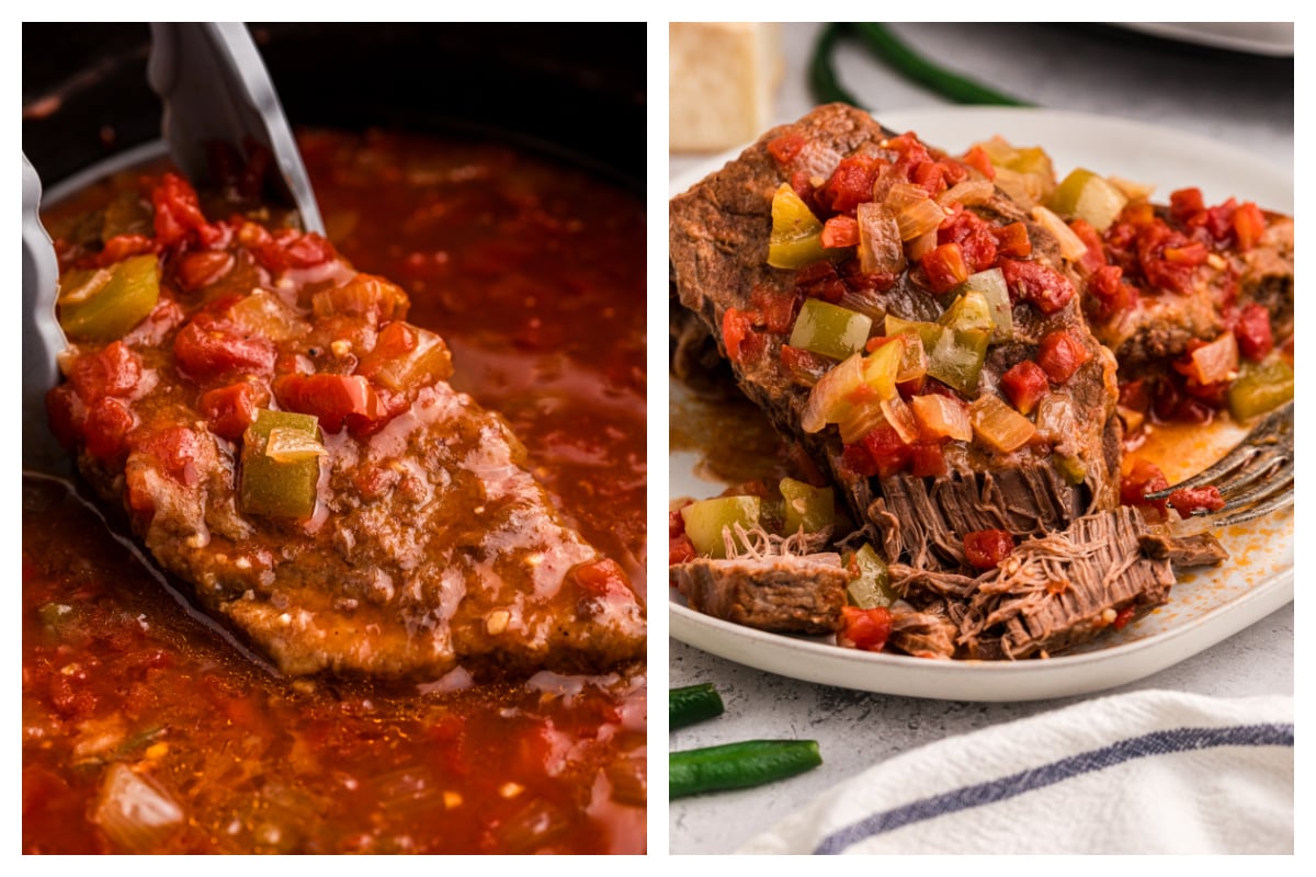 Slow Cooker Swiss Steak - The Magical Slow Cooker