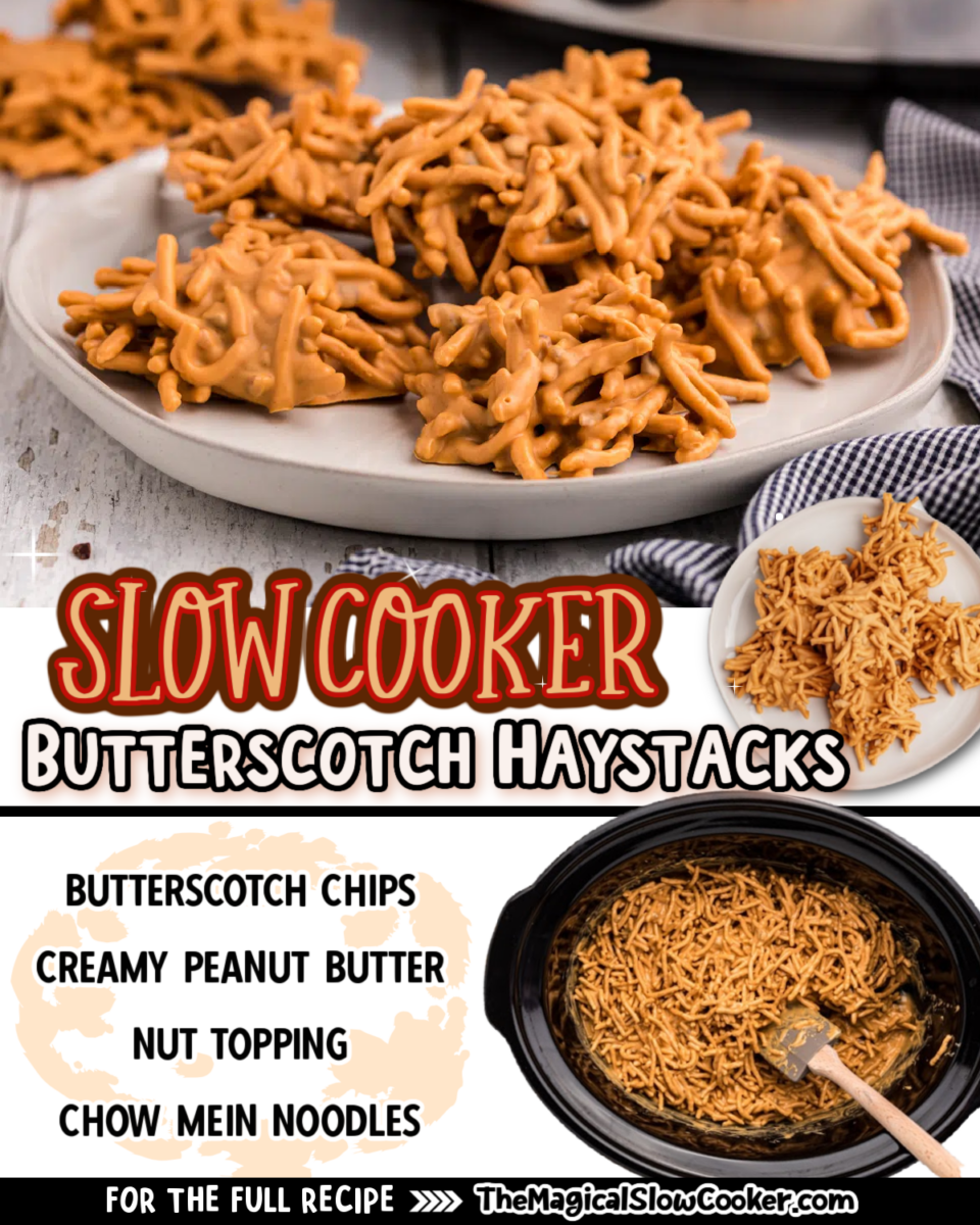 Slow Cooker Butterscotch Haystacks - The Magical Slow Cooker
