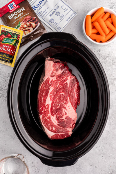 Slow Cooker 3 Packet Pot Roast - The Magical Slow Cooker