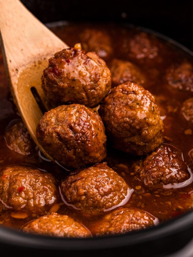 Slow Cooker Meatballs and Little Smokies - The Magical Slow Cooker