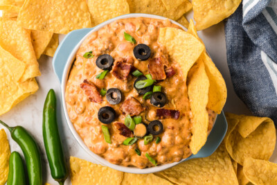 Slow Cooker Loaded Nacho Dip - The Magical Slow Cooker