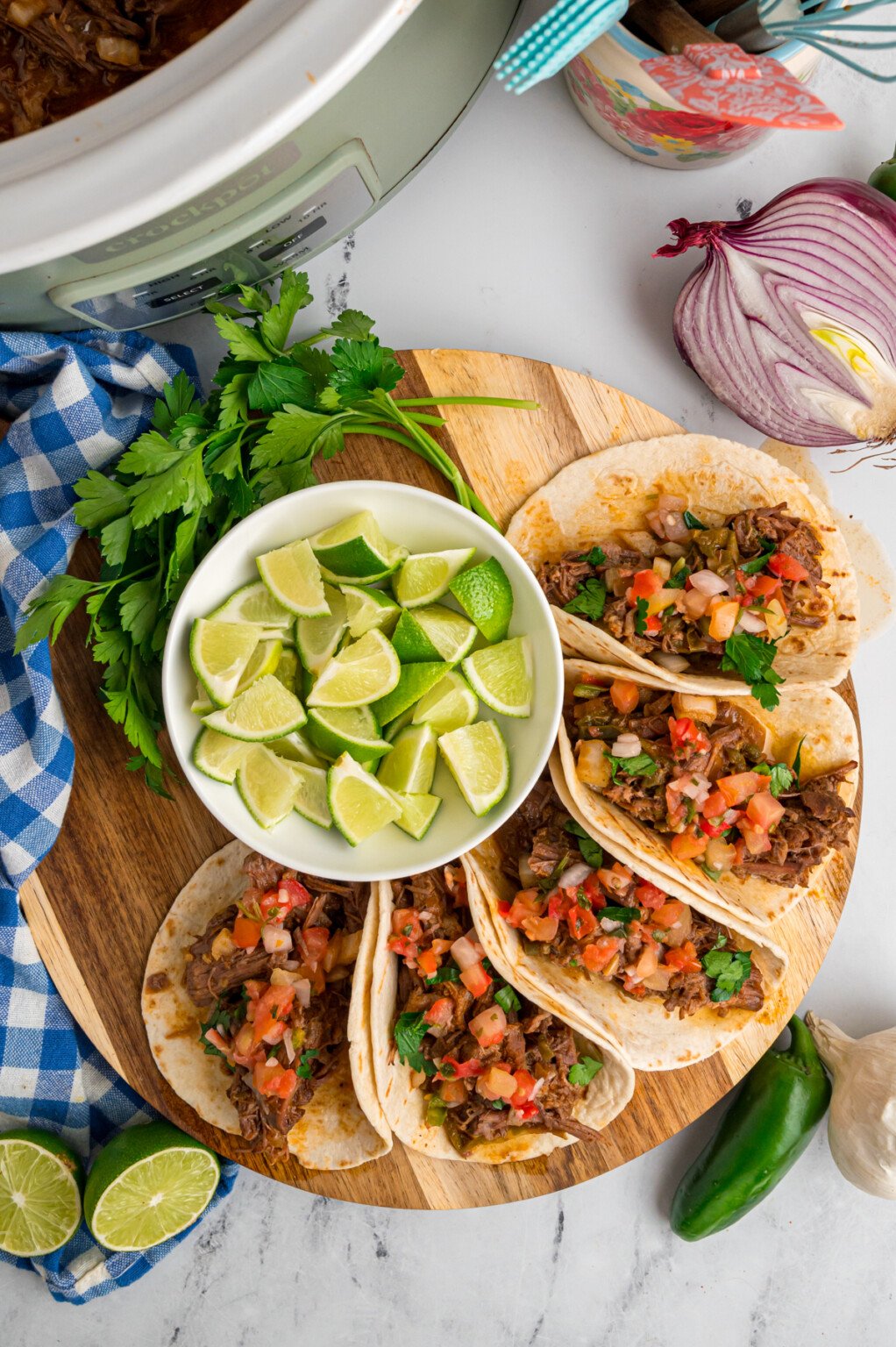Slow Cooker Street Tacos - The Magical Slow Cooker