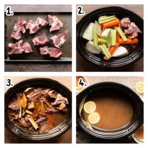 Slow Cooker Beef Bone Broth - The Magical Slow Cooker
