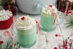 Slow Cooker Grinch Hot Chocolate - The Magical Slow Cooker