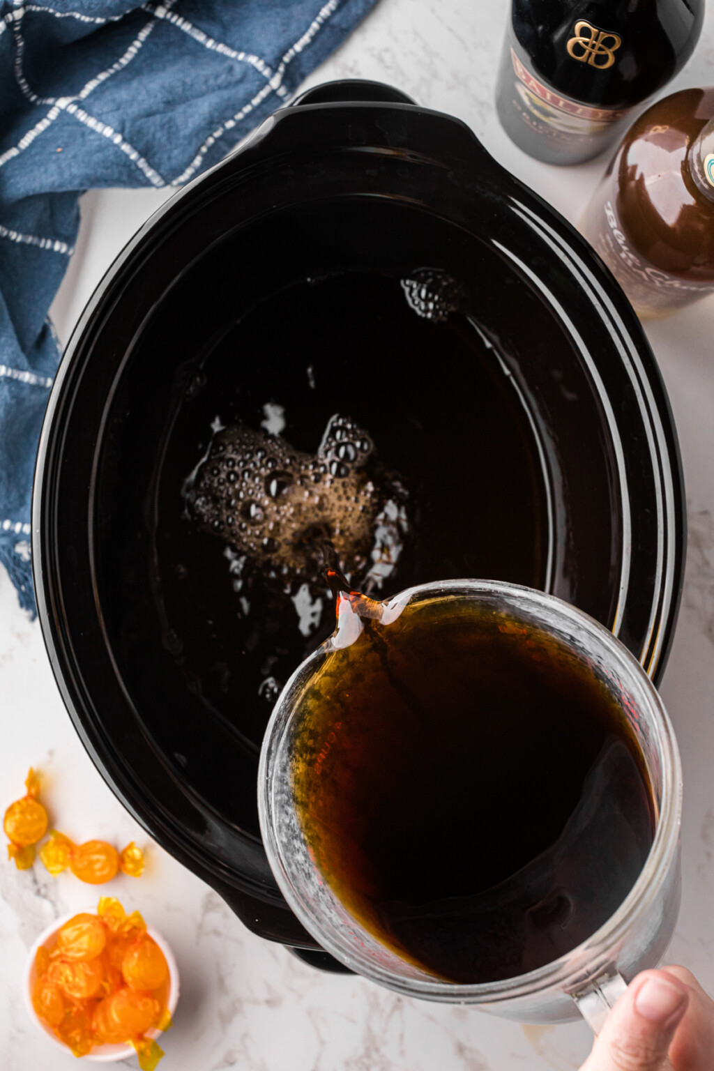 Slow Cooker Hot Buttered Rum Coffee (for a crowd) - The Magical Slow Cooker