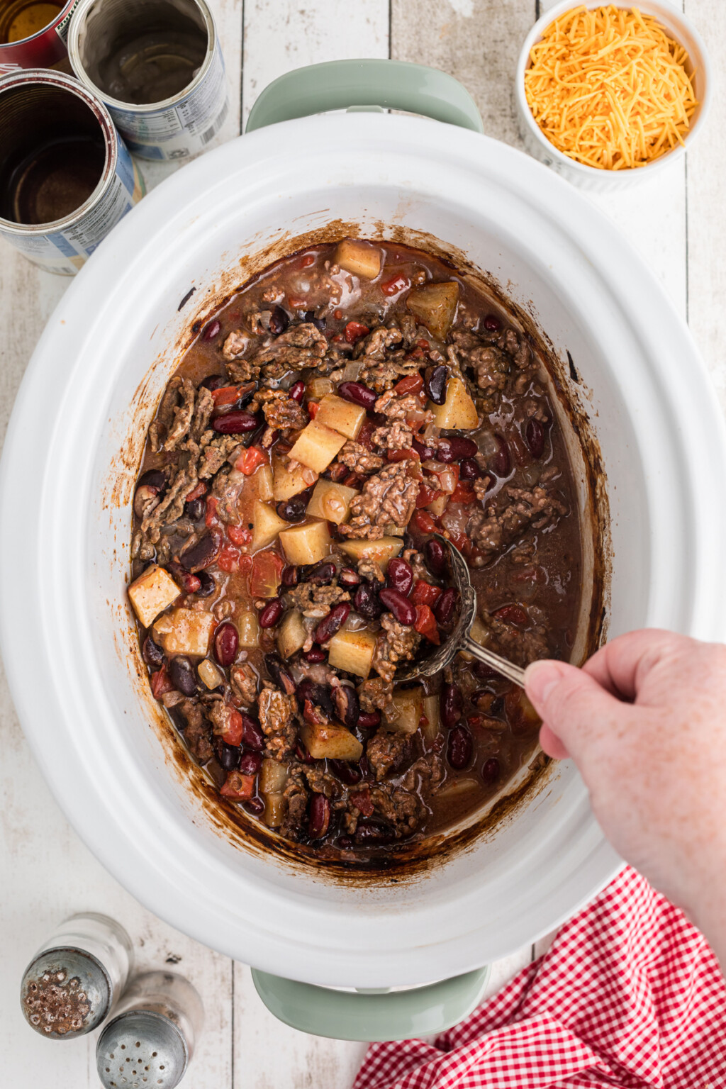 Slow Cooker Lumberjack Casserole - The Magical Slow Cooker
