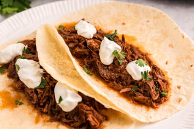 Slow Cooker Salsa Beef - The Magical Slow Cooker