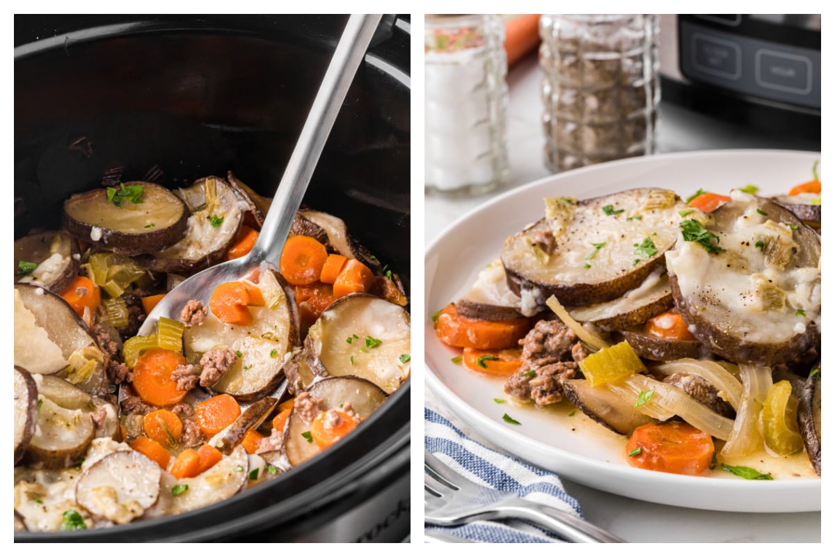 Amish Six Layer Dinner - The Magical Slow Cooker