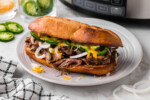 Slow Cooker Jalapeno Beef Sandwiches - The Magical Slow Cooker