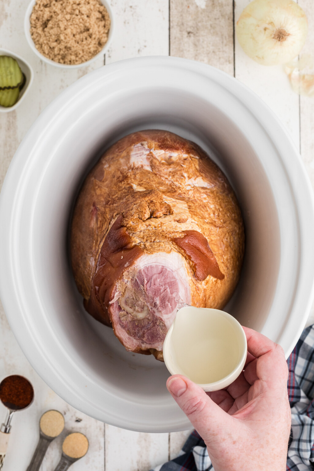 Slow Cooker Pulled Ham - The Magical Slow Cooker