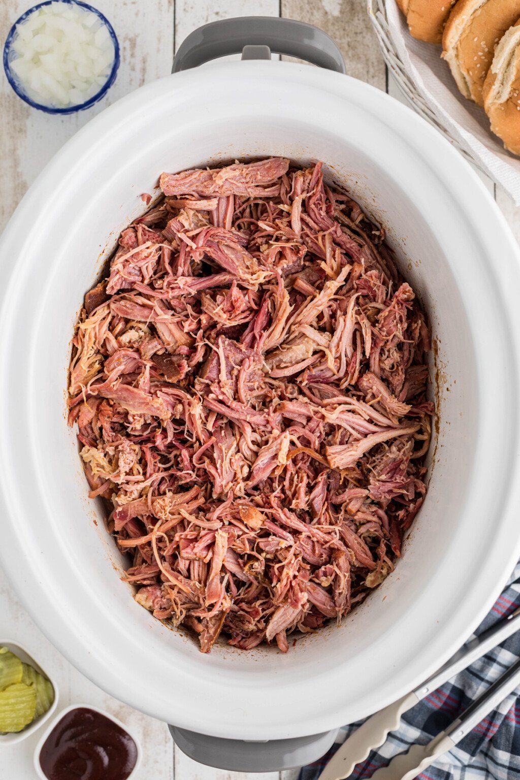 Slow Cooker Pulled Ham - The Magical Slow Cooker