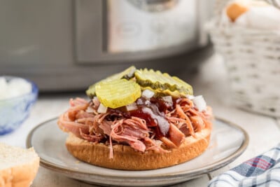 Slow Cooker Pulled Ham - The Magical Slow Cooker